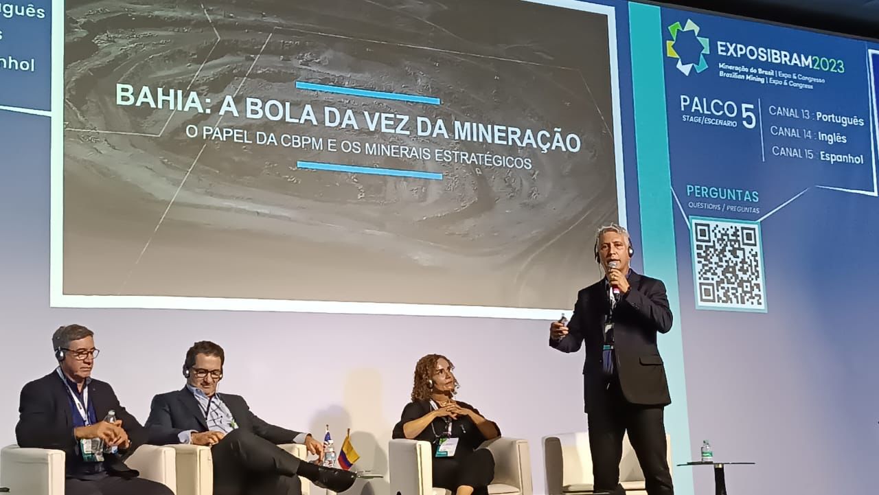 CBPM destaca avanços da mineração da Bahia durante a EXPOSIBRAM 2023